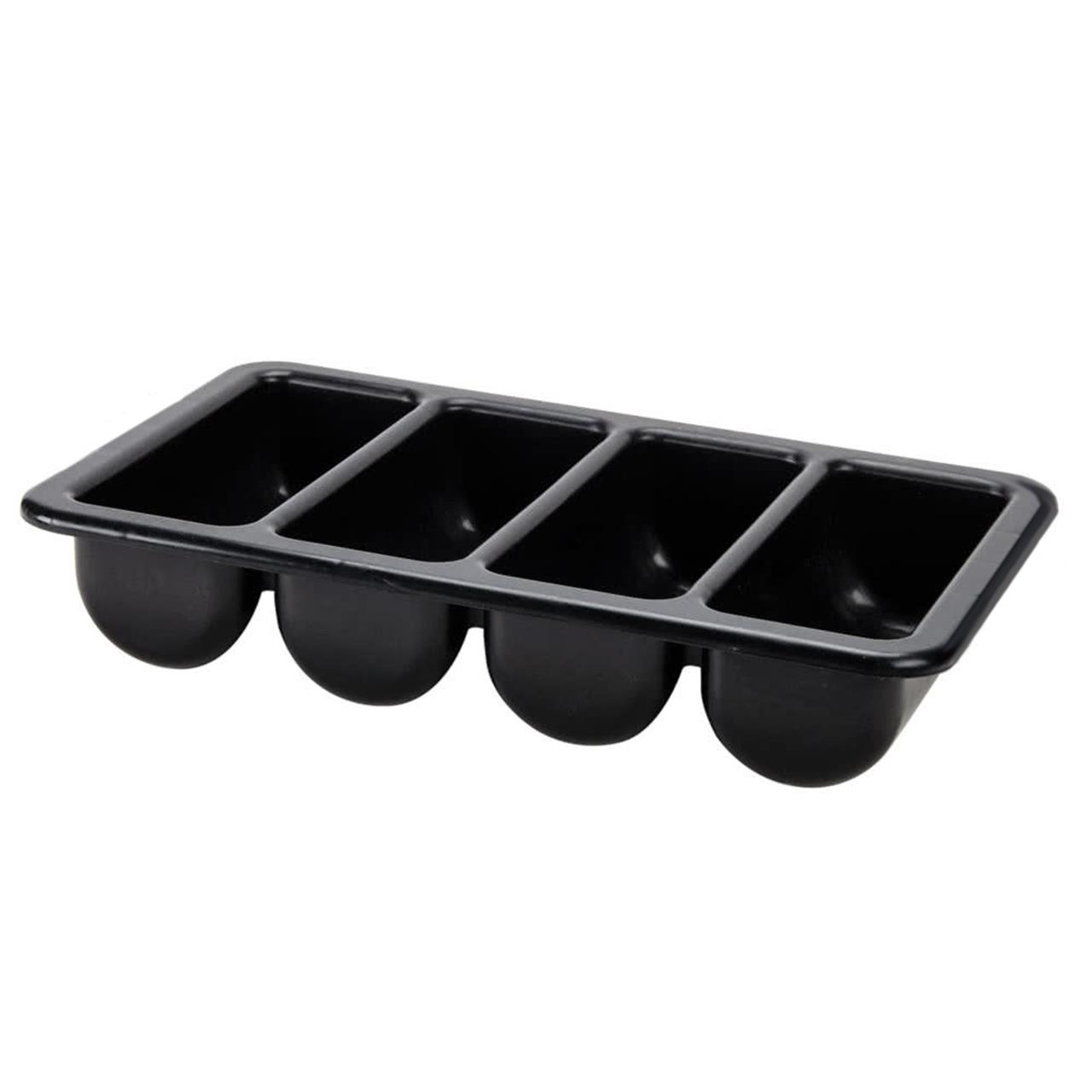 Plastic cutlery box 4 compartments 535 x 332 x 100mm