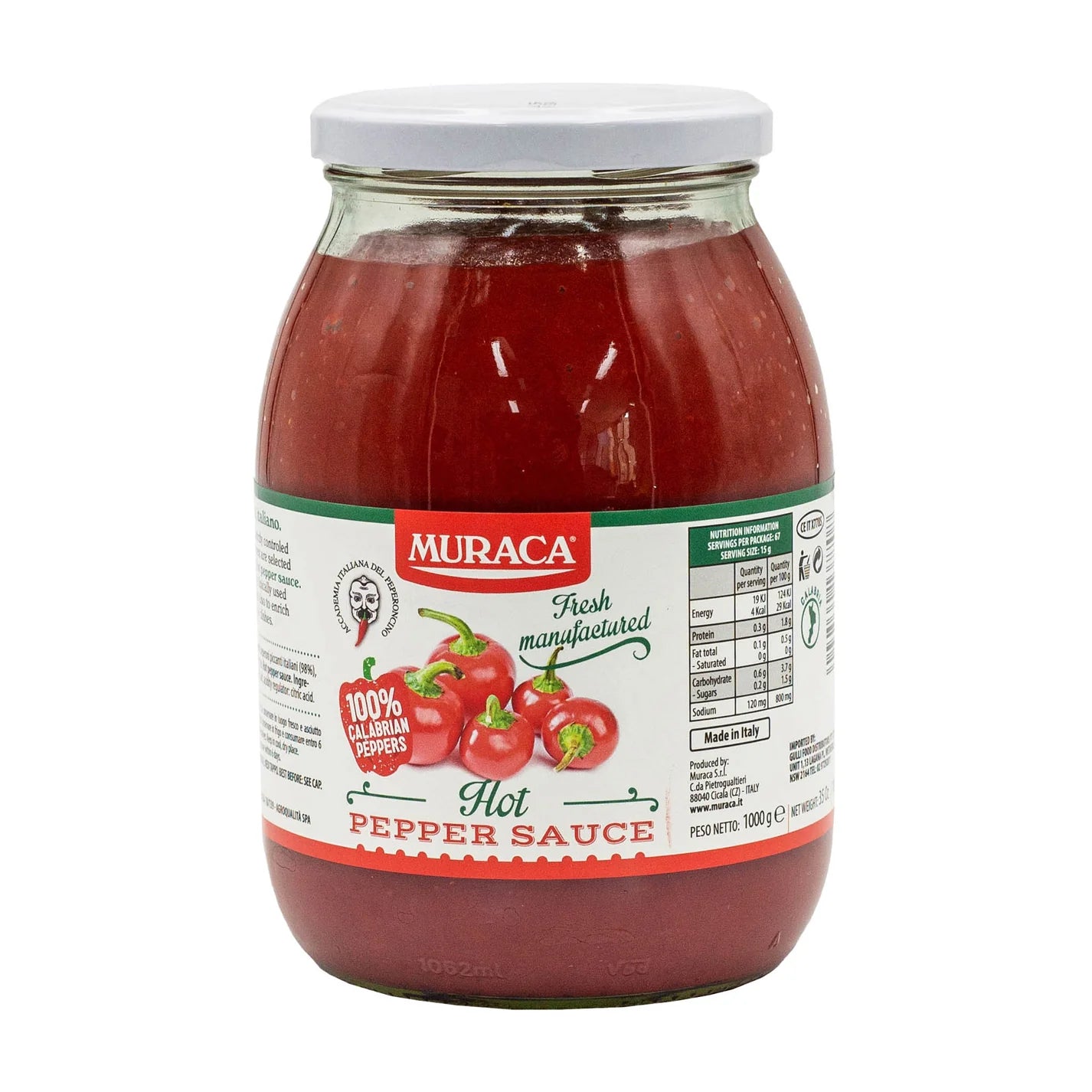 Muraca Hot Pepper Sauce – The Artisans Bottega