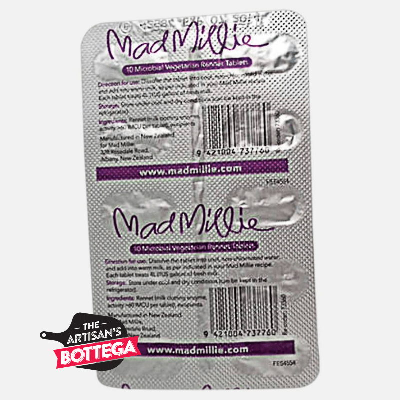 Vegetarian Rennet Tablets by Mad Millie