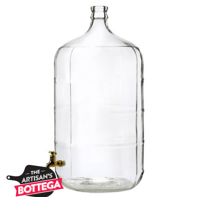 23Lt Glass Carboy With Tap Narrow Neck – The Artisans Bottega