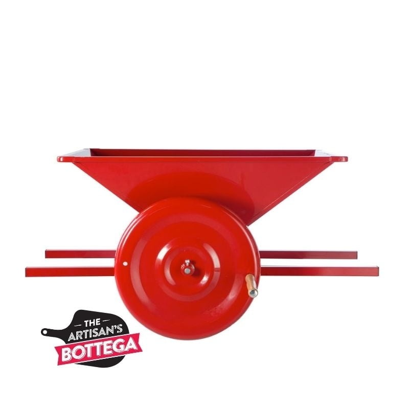 Manual Grape Crusher Painted Hopper – The Artisans Bottega