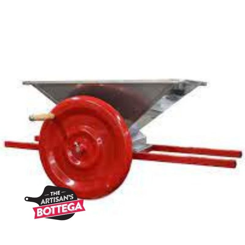 Manual Grape Crusher with Stainless Steel Hopper – The Artisans Bottega
