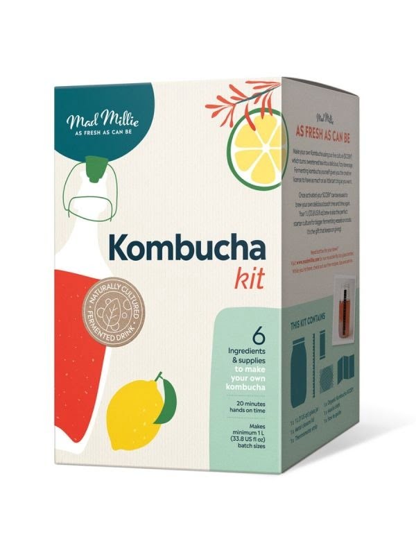 Kombucha Making Kit by Mad Millie 1L – The Artisans Bottega