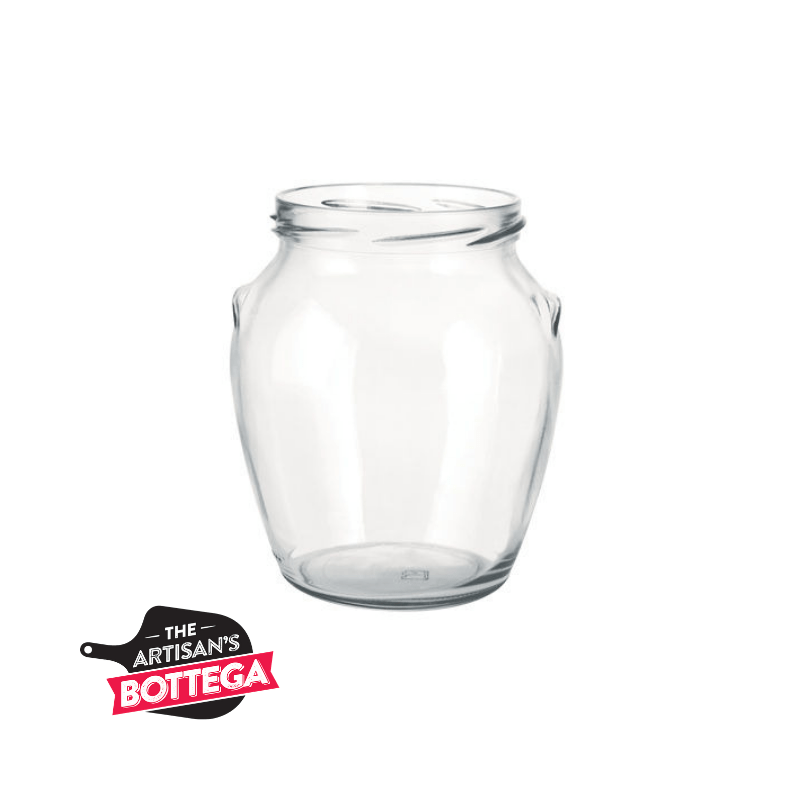 Round Glass Jar Orcio – The Artisans Bottega