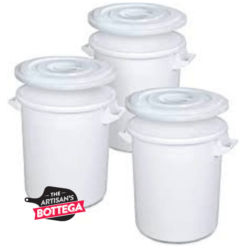 Italian Plastic Food Grade Vat With Handles – The Artisans Bottega