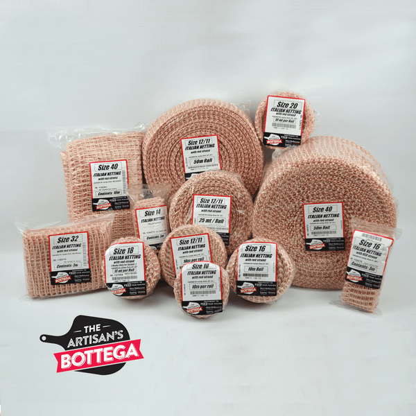 Italian Salami Netting with Double Strand – The Artisans Bottega